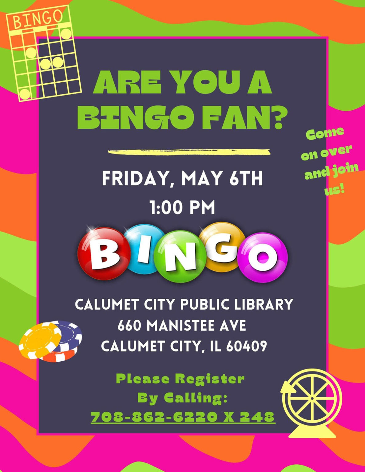 Bingo - Calumet City Public Library