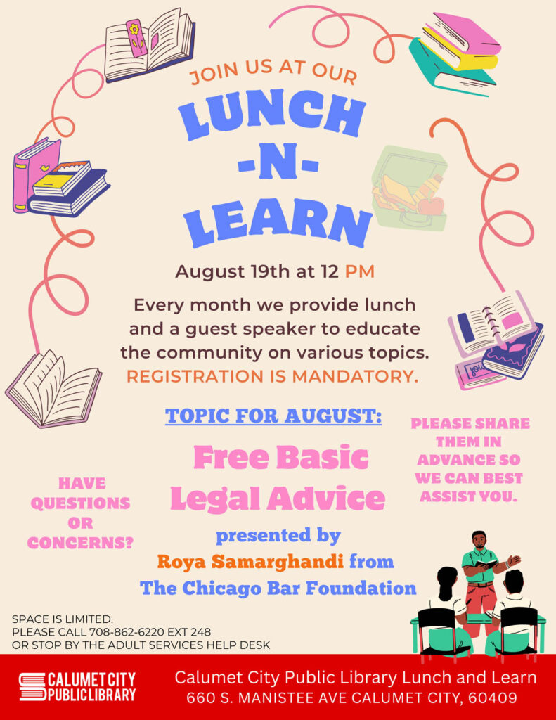 Lunch-N-Learn - Calumet City Public Library