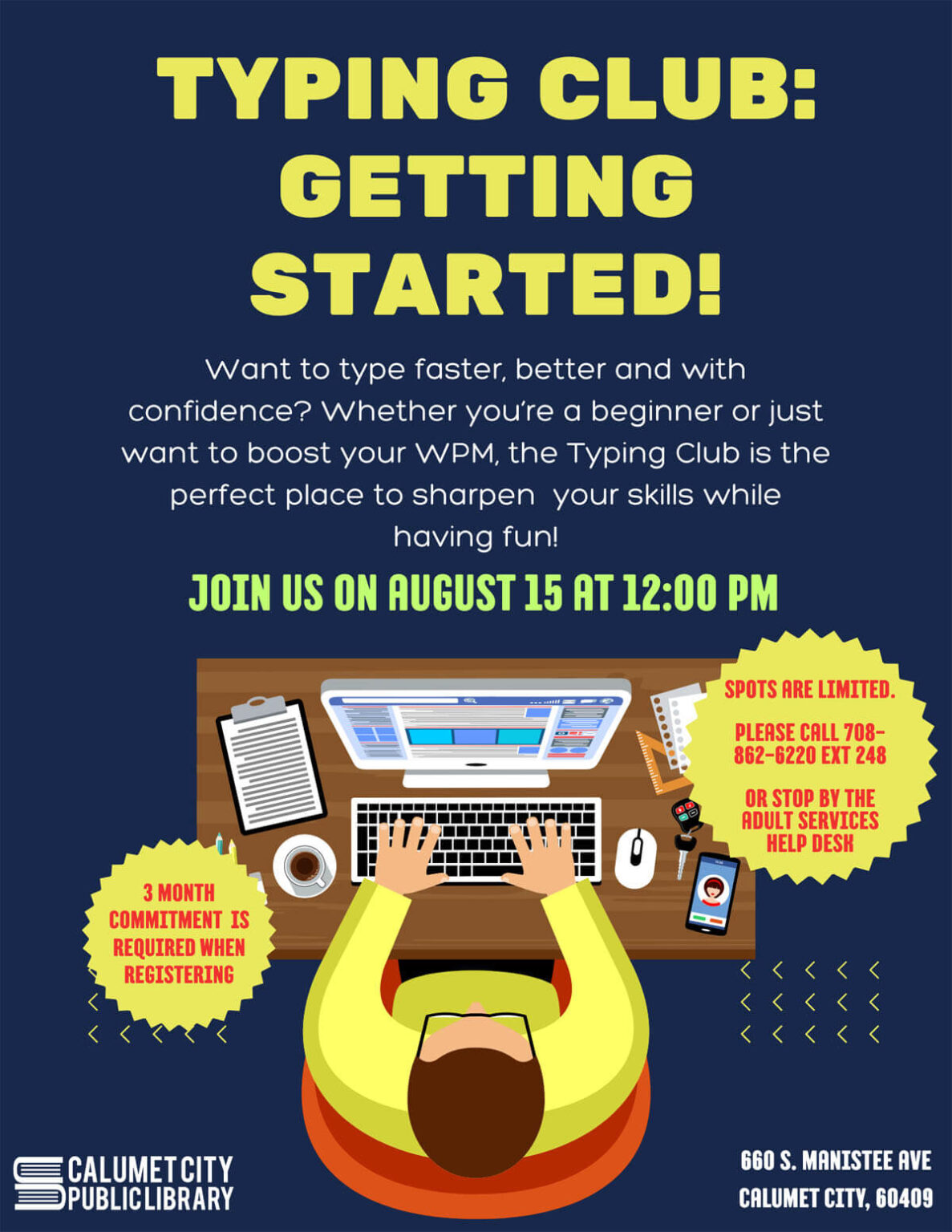 Typing Club: Getting Started! - Calumet City Public Library