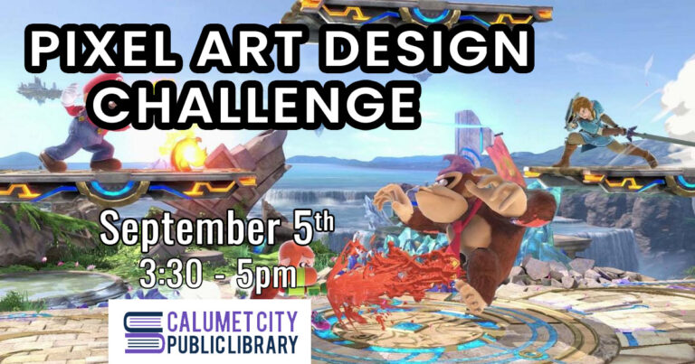 Pixel Art Design Challenge - Calumet City Public Library