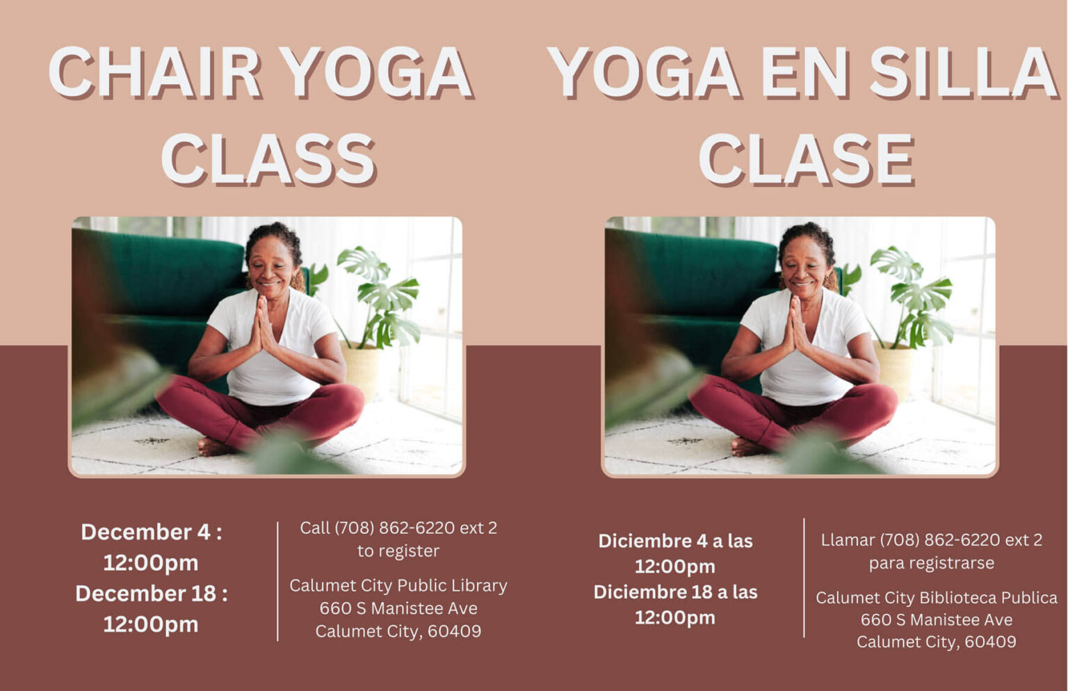 Chair Yoga - Calumet City Public Library