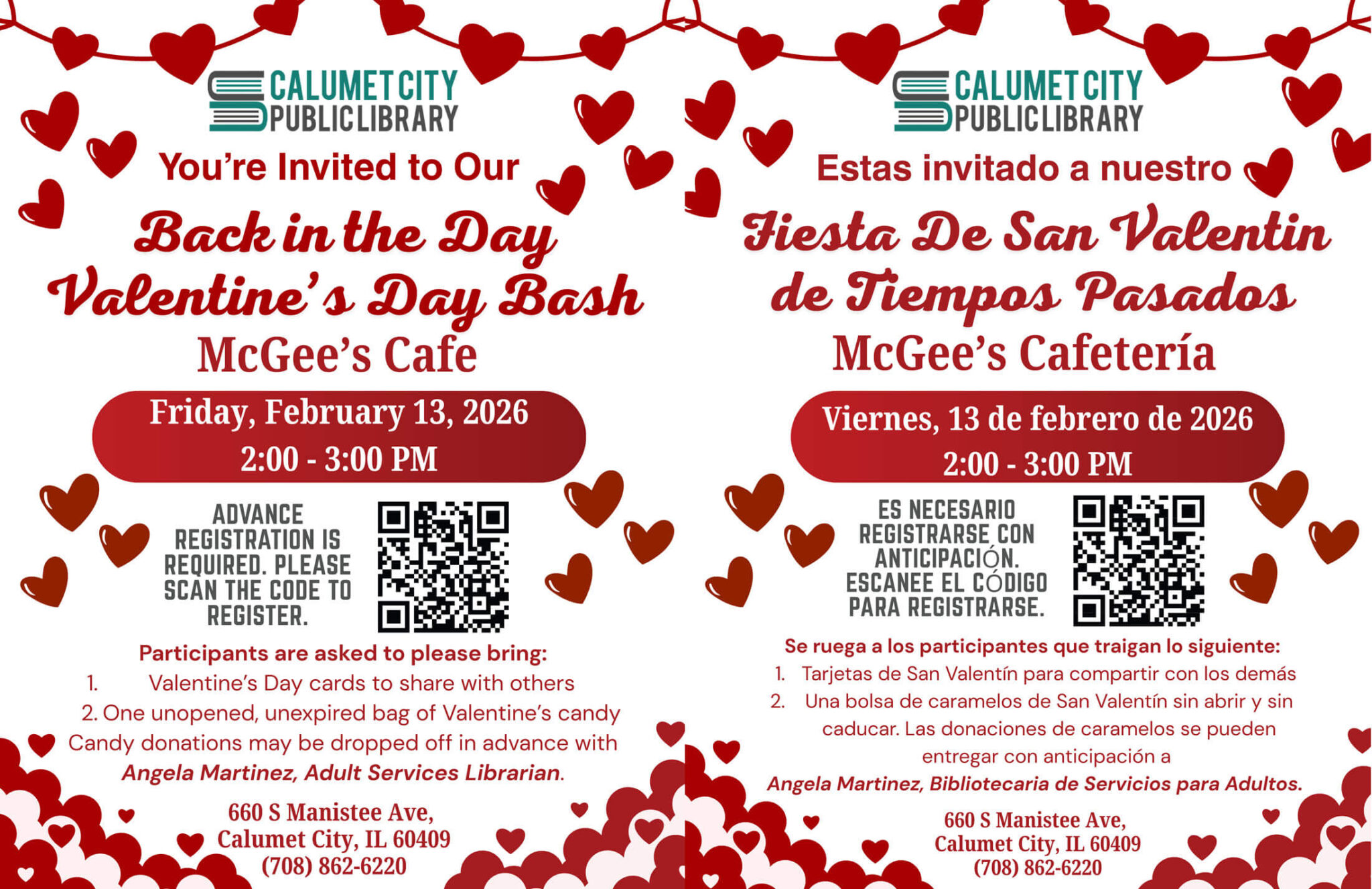 BACK IN THE DAY VALENTINE’S DAY BASH EVENT - Calumet City Public Library