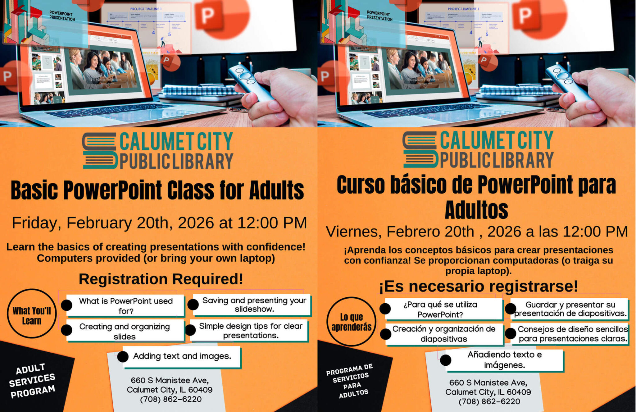 Basic Powerpoint Class - Calumet City Public Library